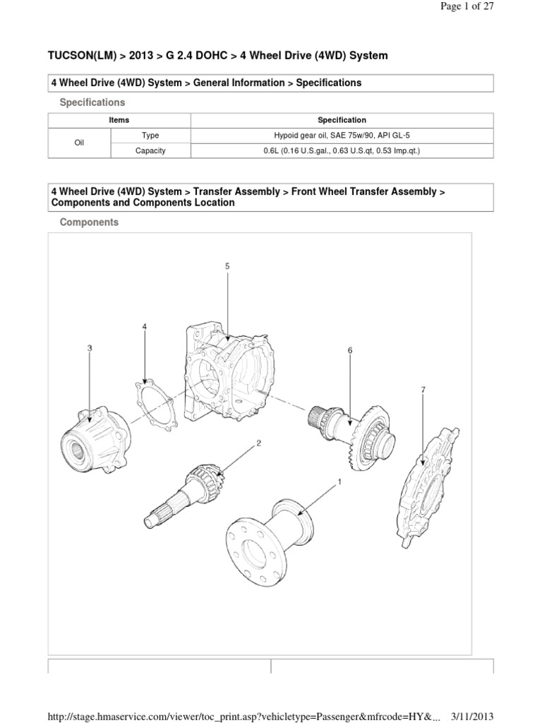 4 Wheel Drive (4WD) System | PDF | Four Wheel Drive | Clutch