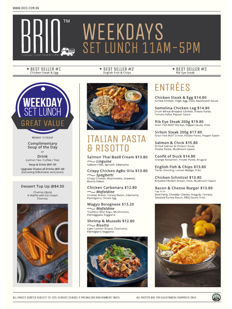 Brio Setlunch | PDF