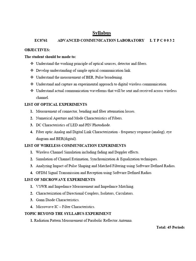 EC8761 | PDF | Optical Fiber | Radio