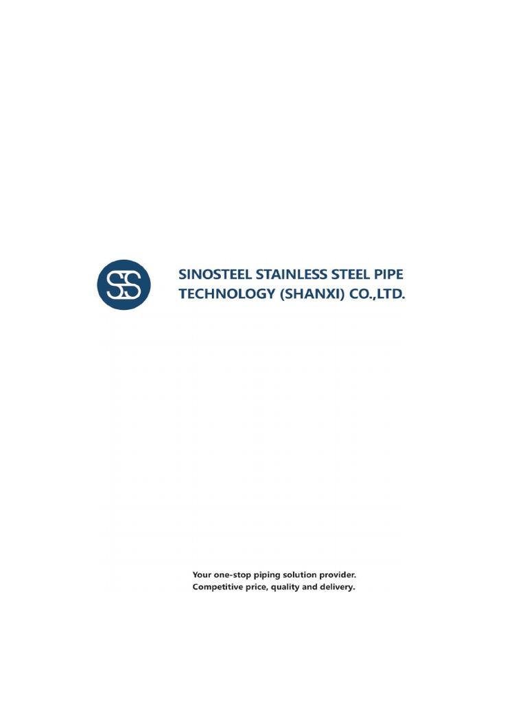Stainless Steel Pipe | PDF
