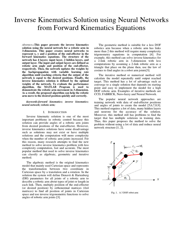 KST-2017 Paper 26 | PDF | Artificial Neural Network | Kinematics
