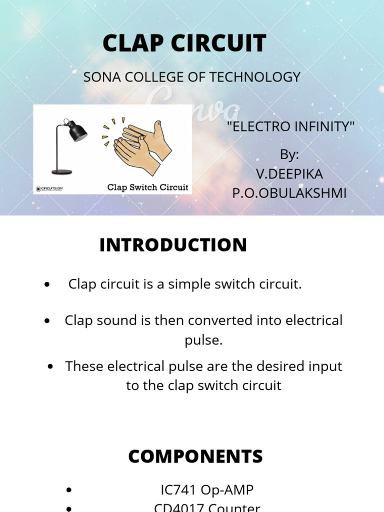 Clap Circuit | PDF