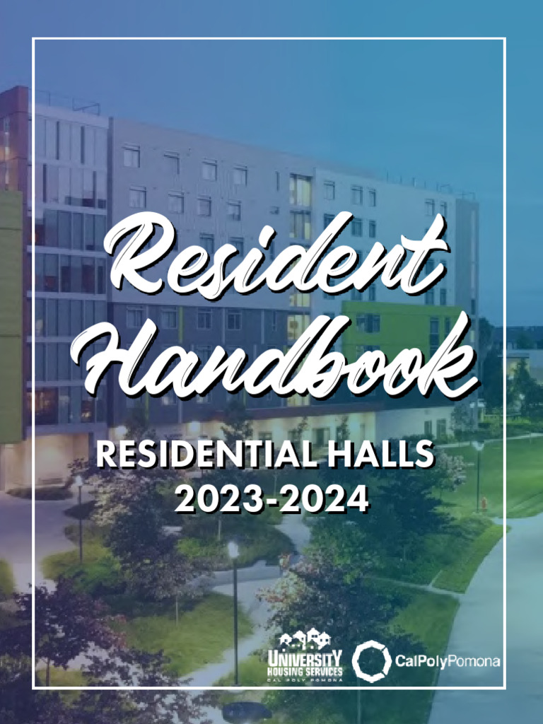 23-24 Residential-Hall Handbook | PDF | Home Appliance | Computer Network
