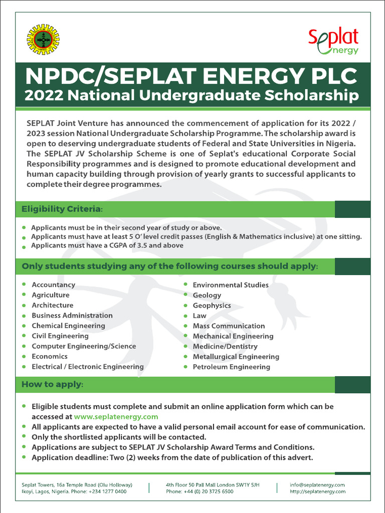 NPDC - Seplat 2022 - 2023 | PDF
