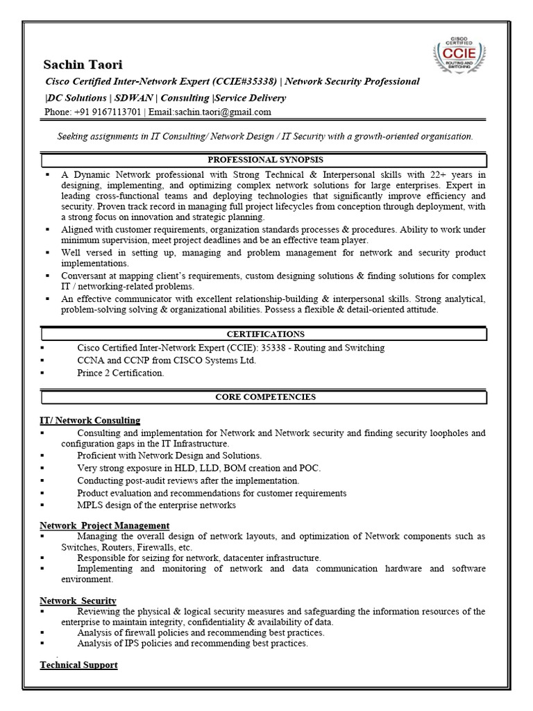 Sachin Taori | PDF | Computer Network | Router (Computing)