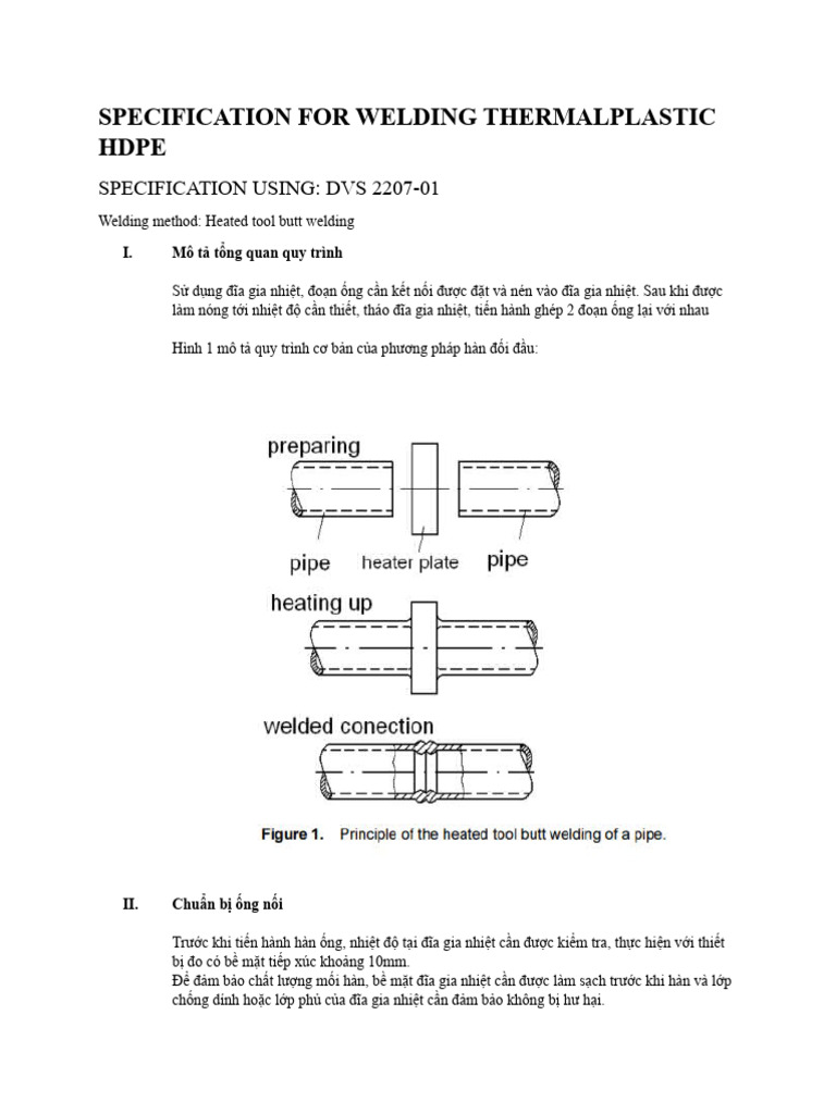 Specification For Welding Thermalplastic Hdpe Pdf Pipe Fluid
