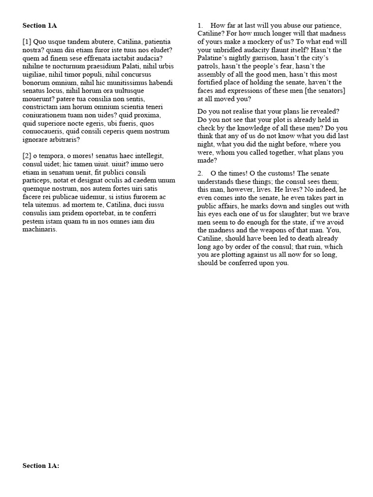 Cataline Allocation | PDF | Ancient Rome | Roman Republic