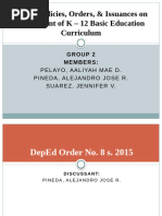 Summary of DepEd Order No. 8 | PDF | Educational Assessment ...