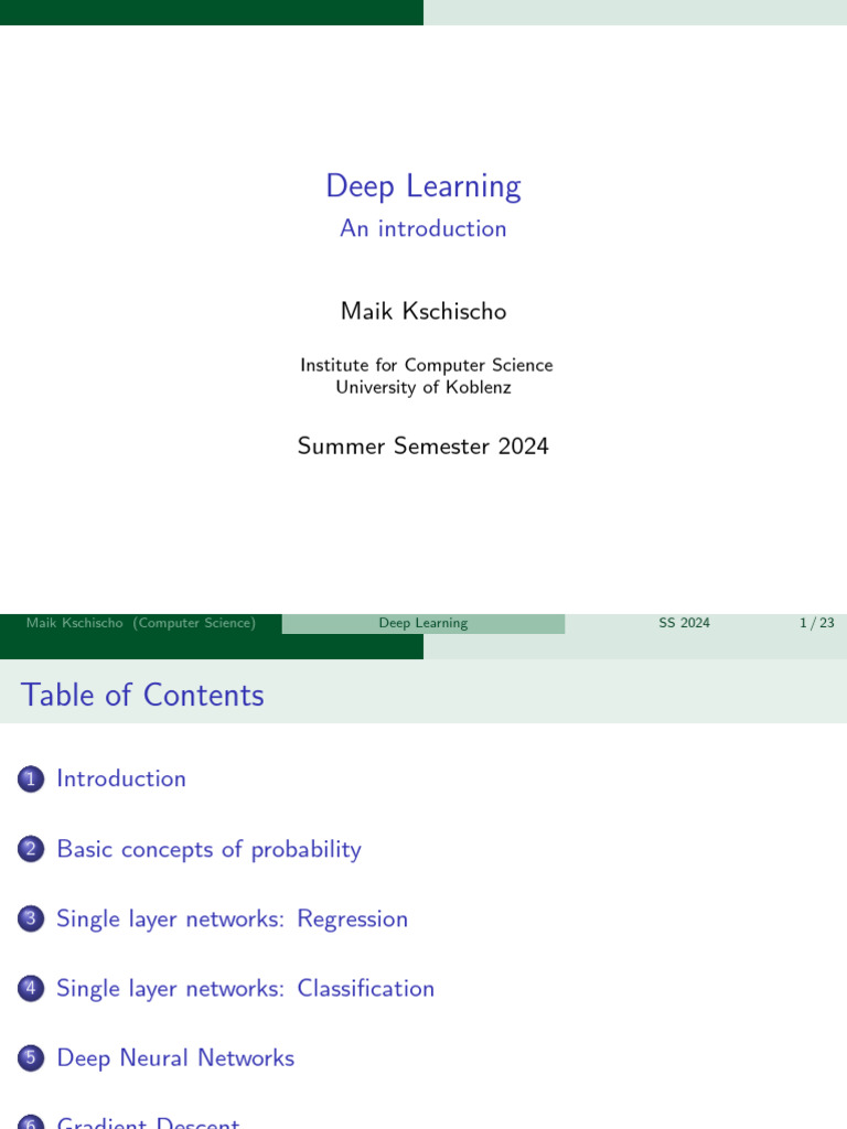 DeepML Master 0 1 OrganIntro | PDF | Deep Learning | Artificial Neural Network