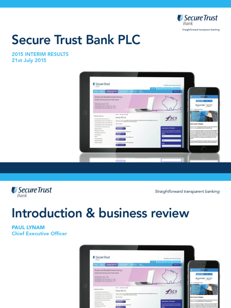 Banks 03 03 STB Interim Presentation | PDF | Loans | Banks