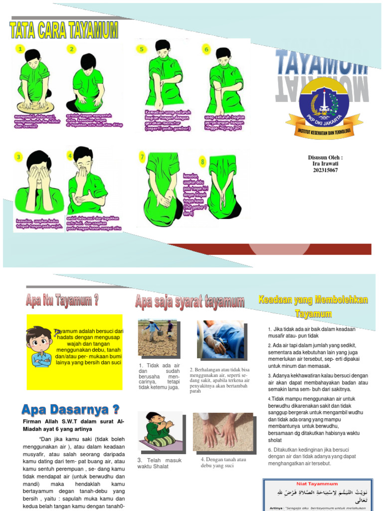 Leaflet Tayamum | PDF