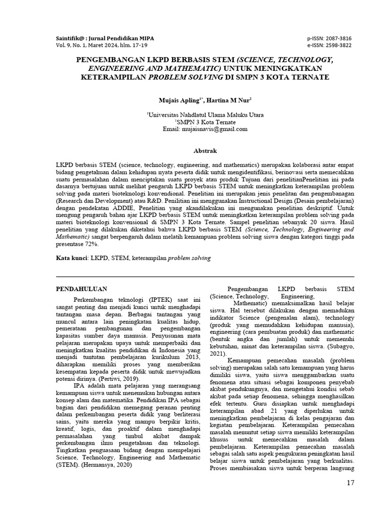 Mujais & Hartina | PDF