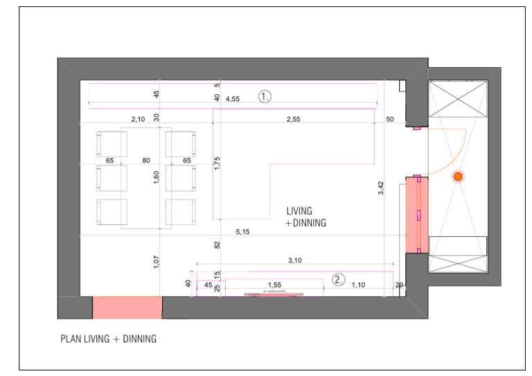 Plan Mobila Living | PDF