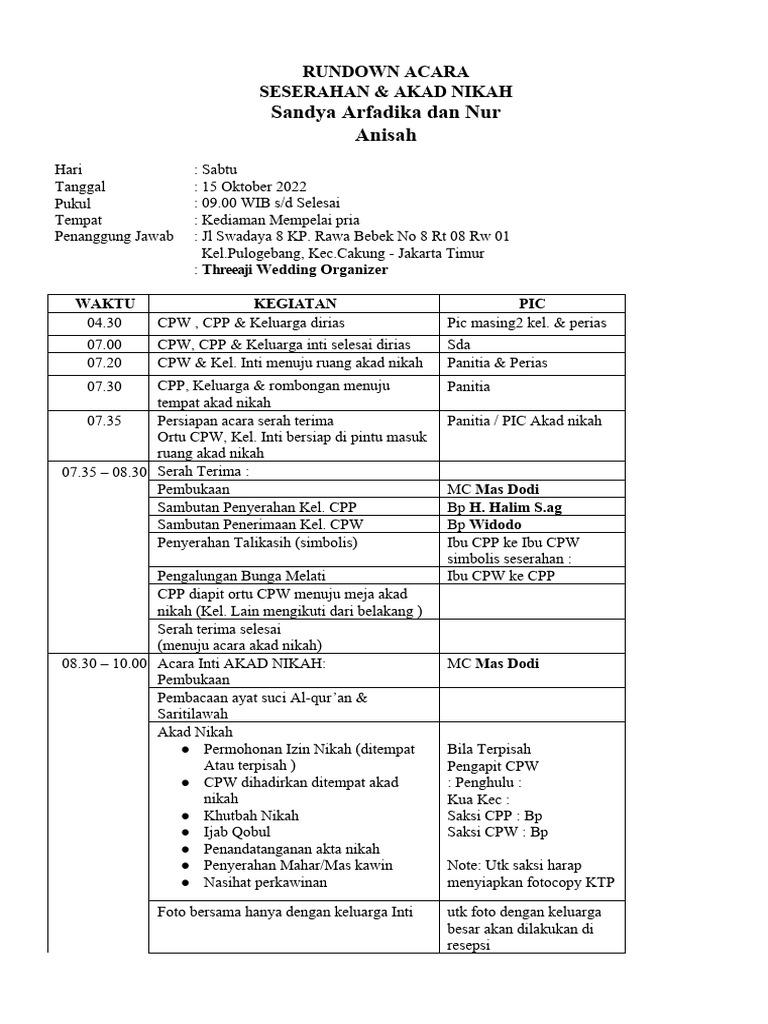 Wo 15 Okt Sandi Dan Anis | PDF