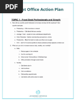 Sop Handling Check in Walk in Guest PDF | PDF