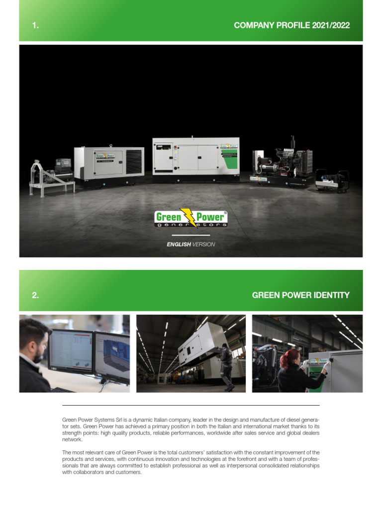 Green Power Systems Overview | PDF | Electric Generator