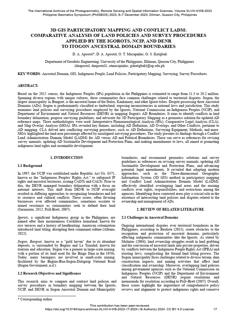 3D_GIS_PARTICIPATORY_MAPPING_AND_CONFLICT_LADM_COM | PDF | Surveying ... 3D_GIS_PARTICIPATORY_MAPPING_AND_CONFLICT_LADM_COM | PDF | Surveying ...