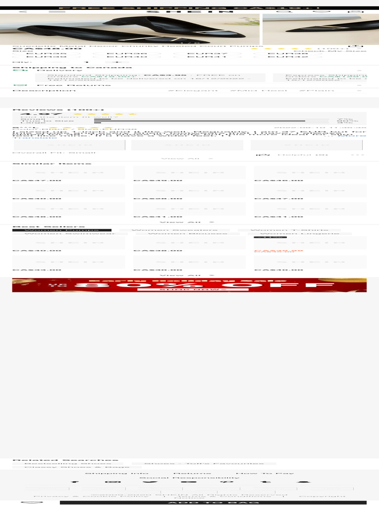 Suedette Metal Decor Chunky Heeled Court Pumps SHEIN | PDF | Human Body ...