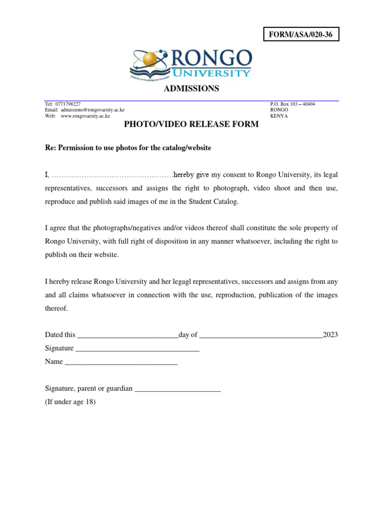 Form Asa 020 36 | PDF