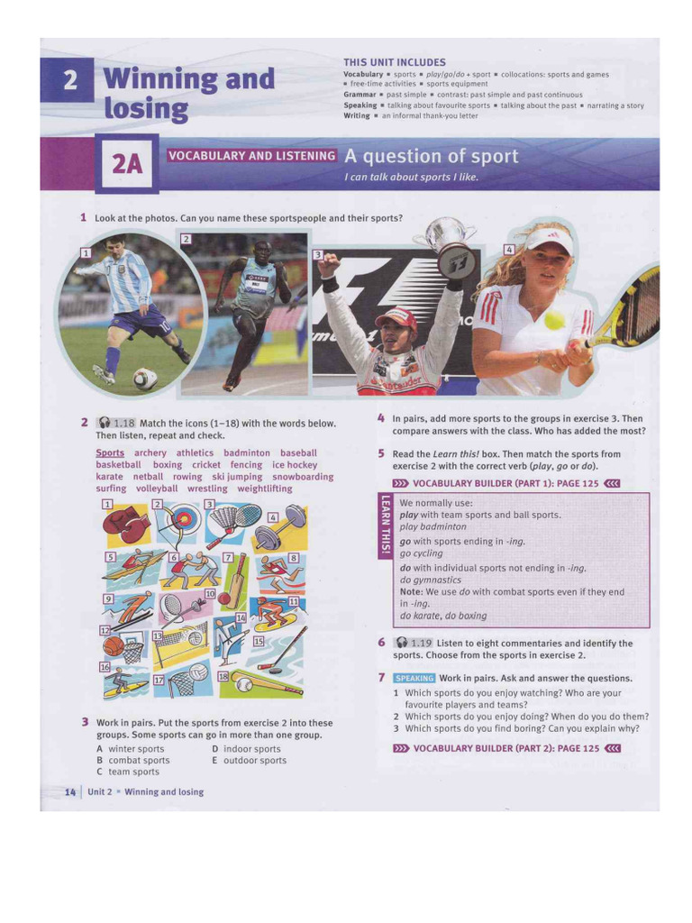 Pet 2 - Speaking About Sport | PDF