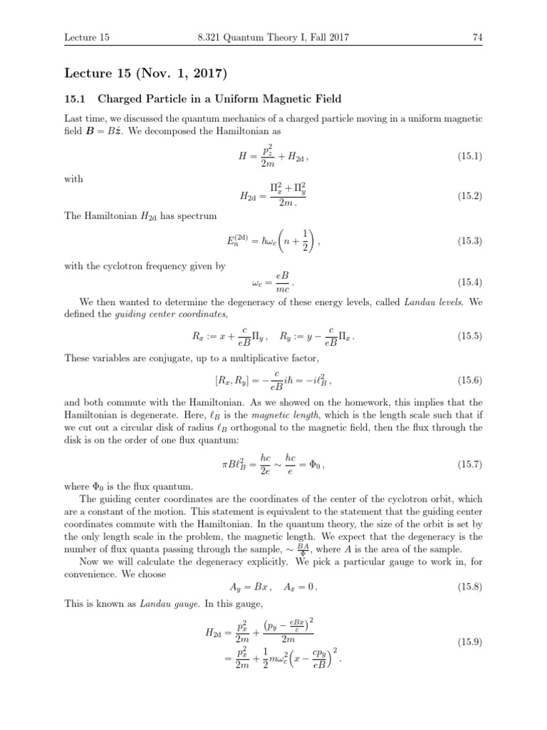 MIT8 321F17 Lec15 | PDF | Physical Sciences | Applied Mathematics