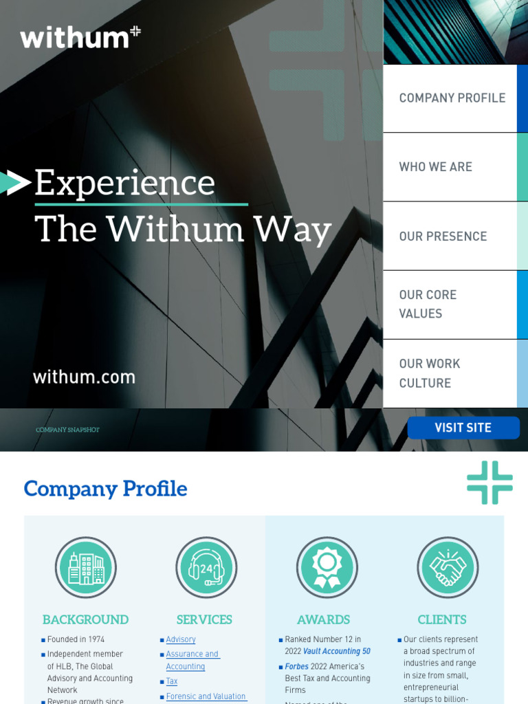 About Withum India | PDF | Accounting | Business