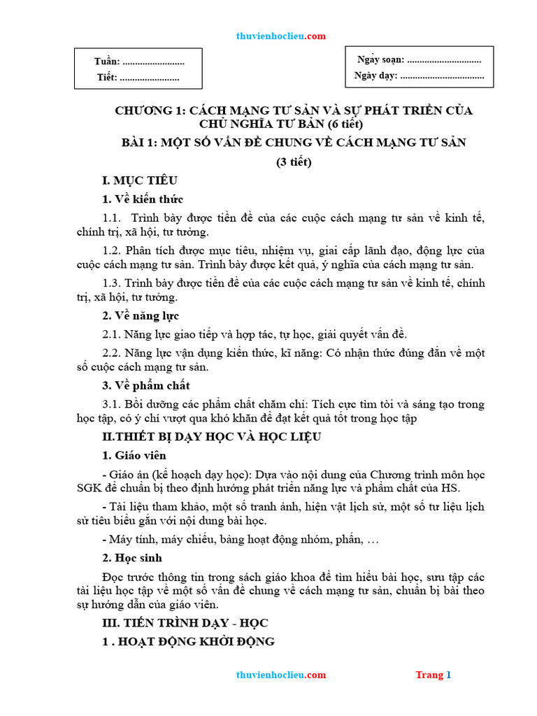 GA Lich Su 11 CTST Ca Nam | PDF