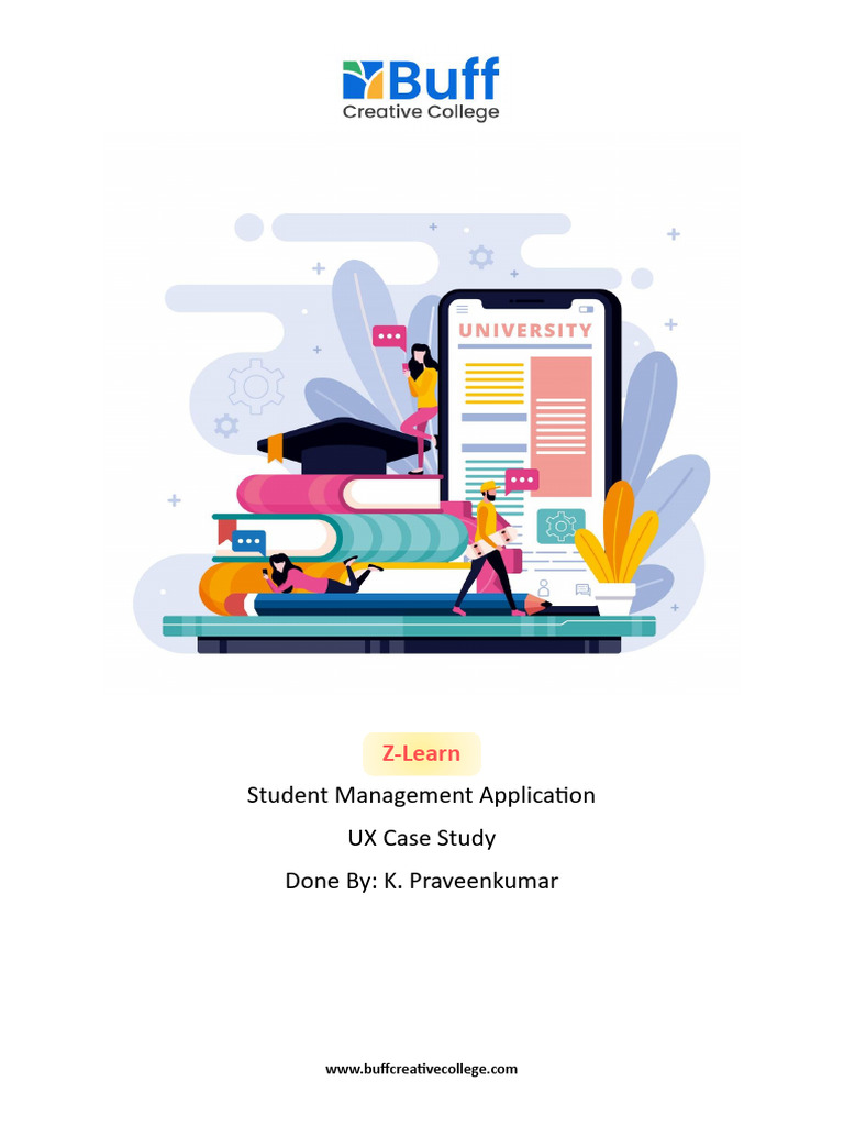 Z Learn Student Mobile Application - UX Case Study | PDF