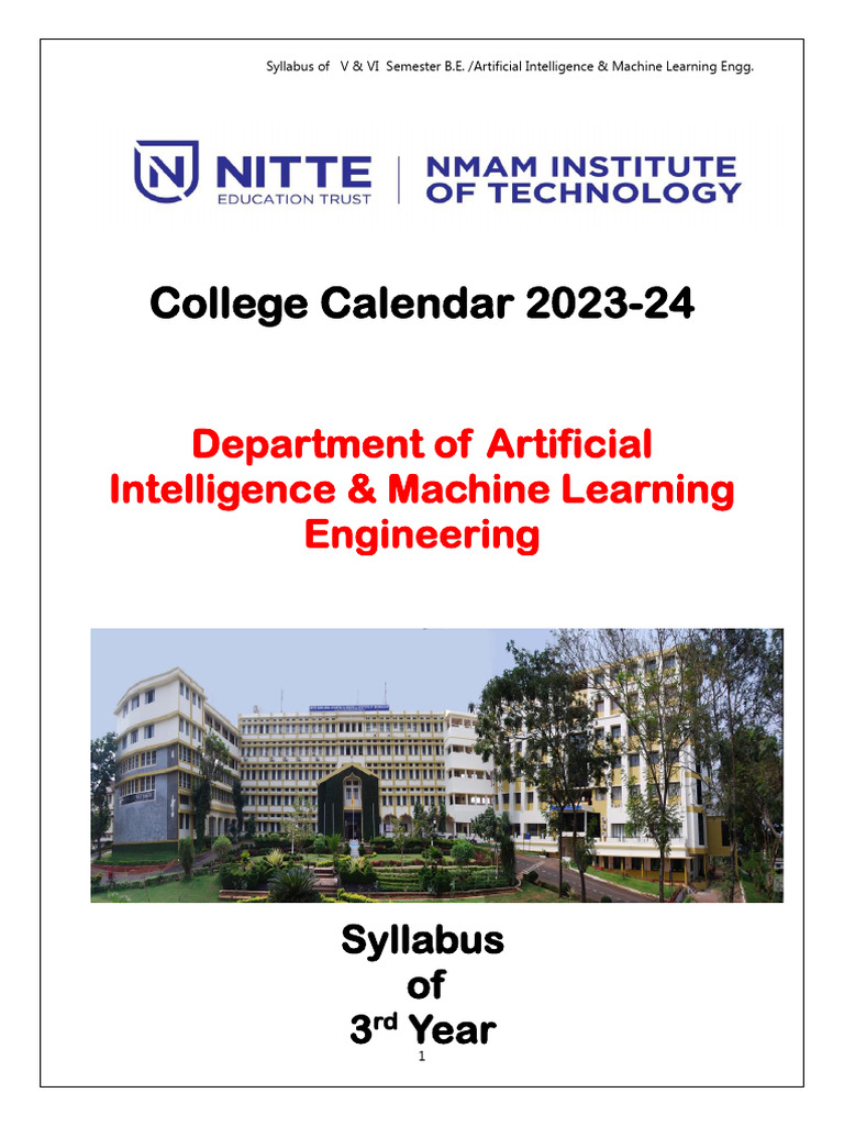 V Vi Aiml | PDF | Course Credit | Academic Term