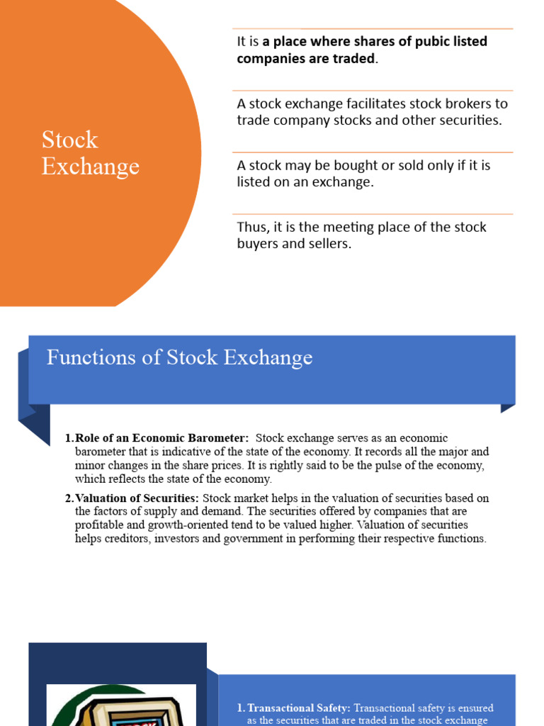 Chapter 14 Stock Exchange | PDF | Stocks | Securities (Finance)