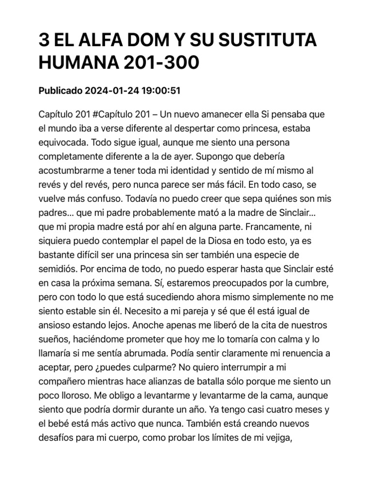 3 El Alfa Dom y Su Sustituta Humana 201-300 - PDF Docer.ar | PDF