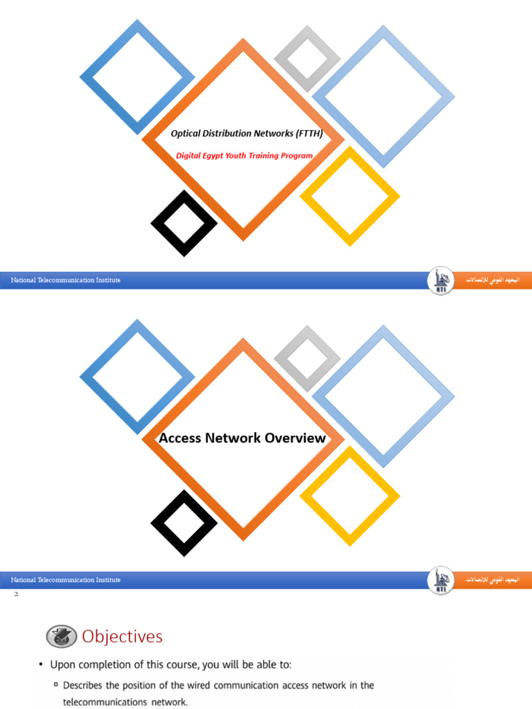 Access Network Overview - Nagwa | PDF | Fiber To The X | Digital Subscriber Line