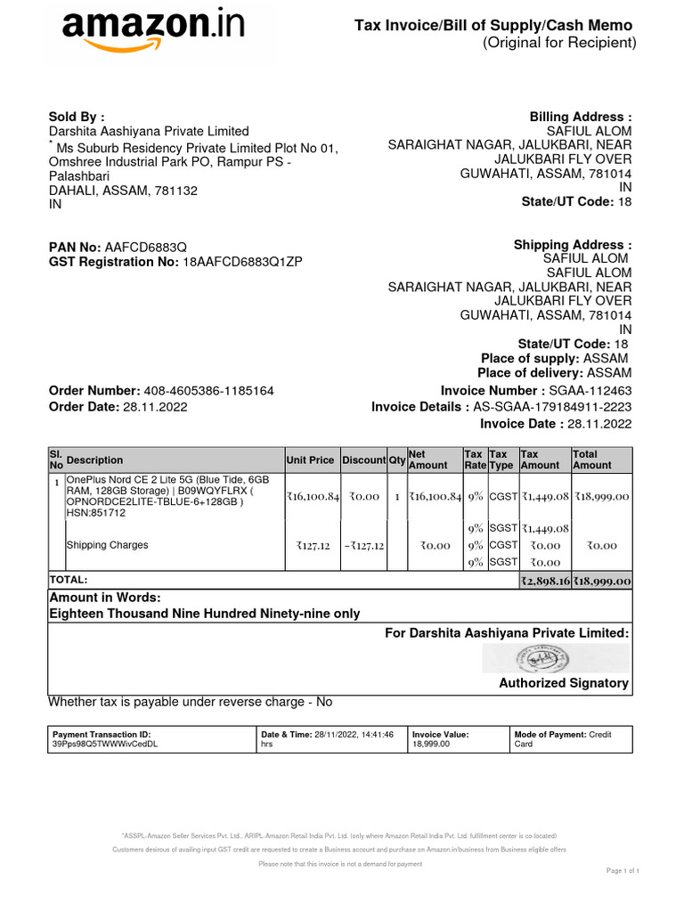 OPPO A74 and OnePlus Nord CE 2 Lite | PDF | Invoice | Economies