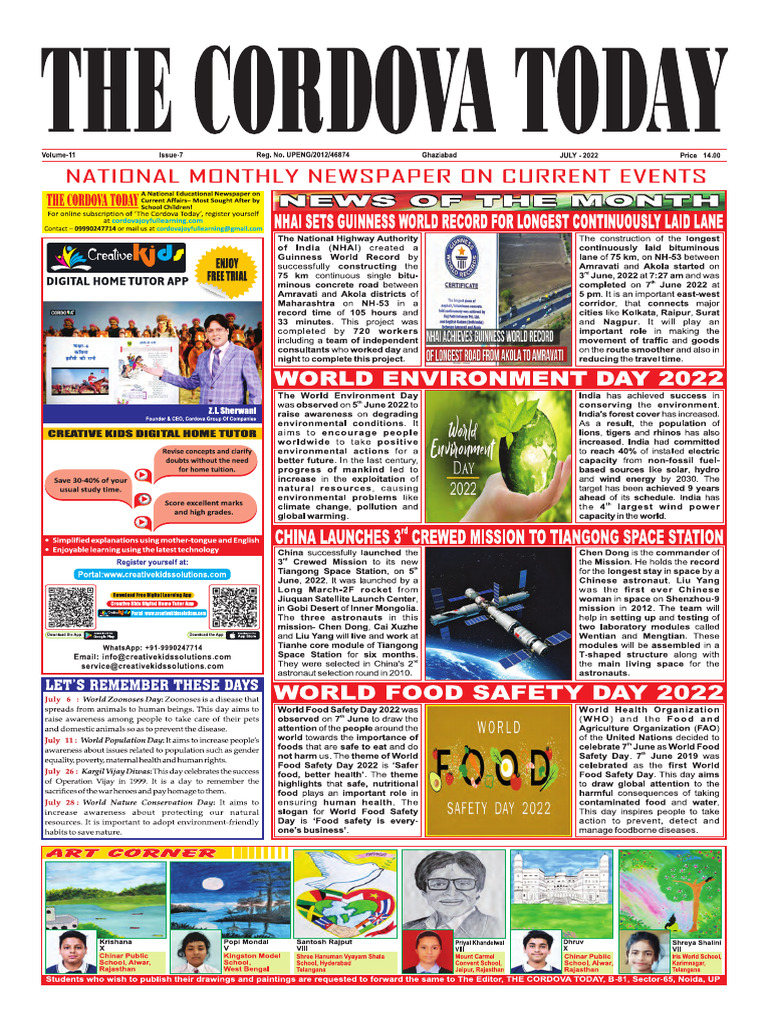 Cordova Today July 2022 Issue | PDF