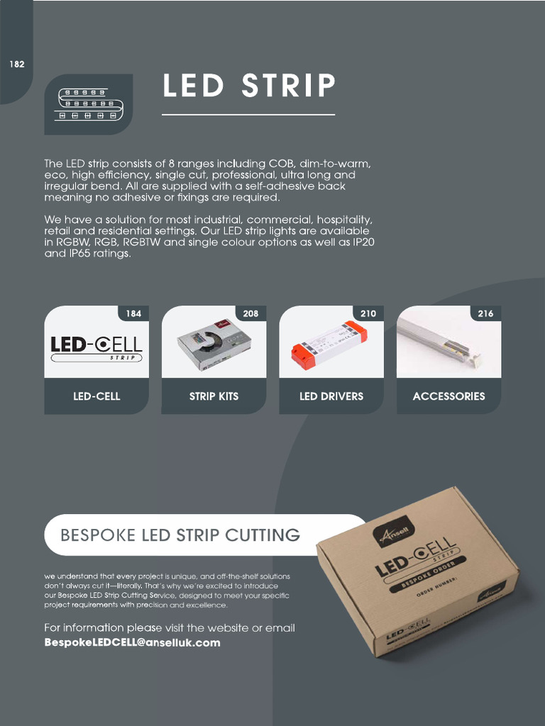 Ansell Lighting Strips | PDF