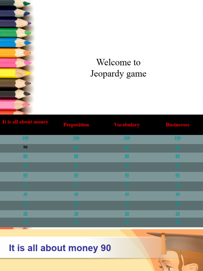 Jeopardy Game 2 Online | PDF | Violin | Banks