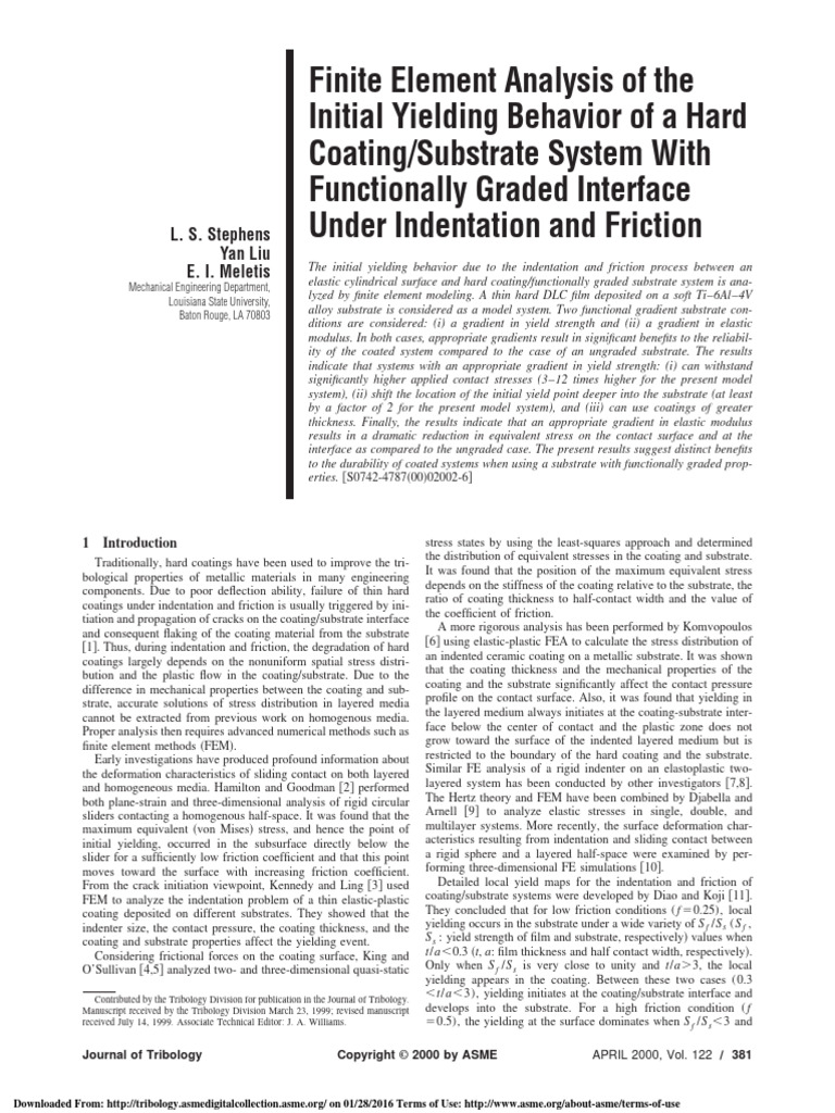 FINITE ELEMENT | PDF | Strength Of Materials | Elasticity (Physics)