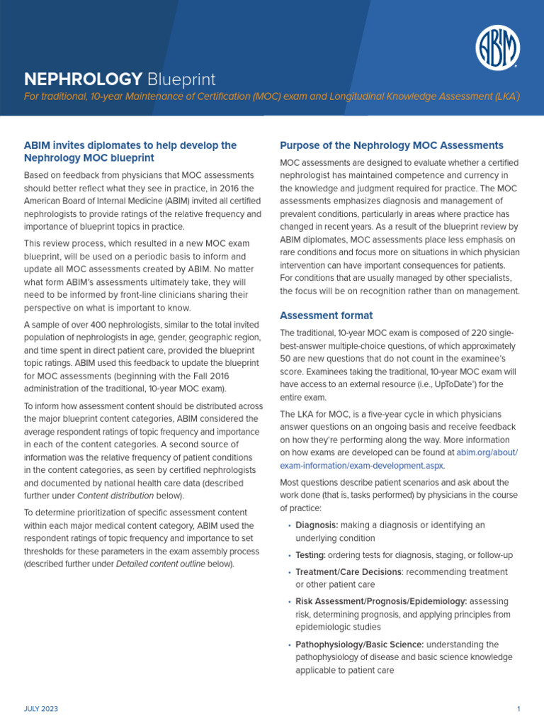 Nephrology | PDF | Nephrology | Medicine