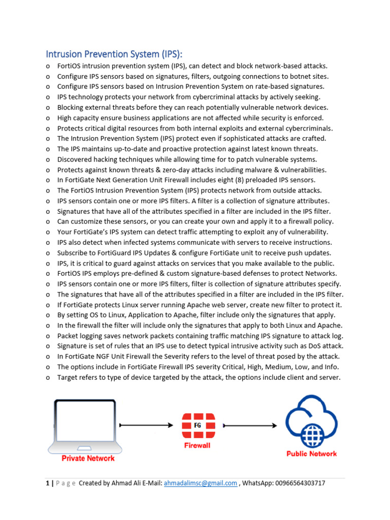 74-Intrusion Prevention System | PDF | Firewall (Computing) | Internet Protocols