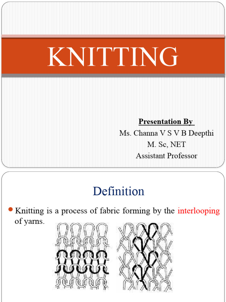 Knitting | PDF | Knitting | Basic Knitted Fabrics