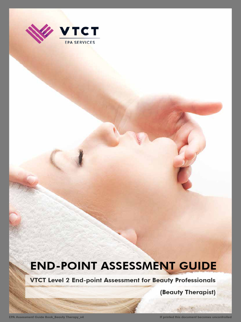 EPA Assessment Guide Book - Beauty Therapy - v4 | PDF | Apprenticeship ...