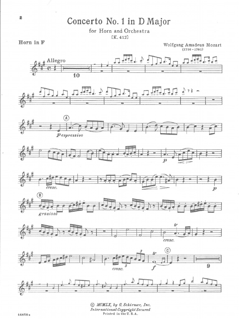Mozart - 1.conc. | PDF