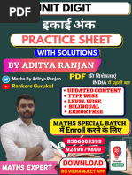 Unit Digit Questions | PDF