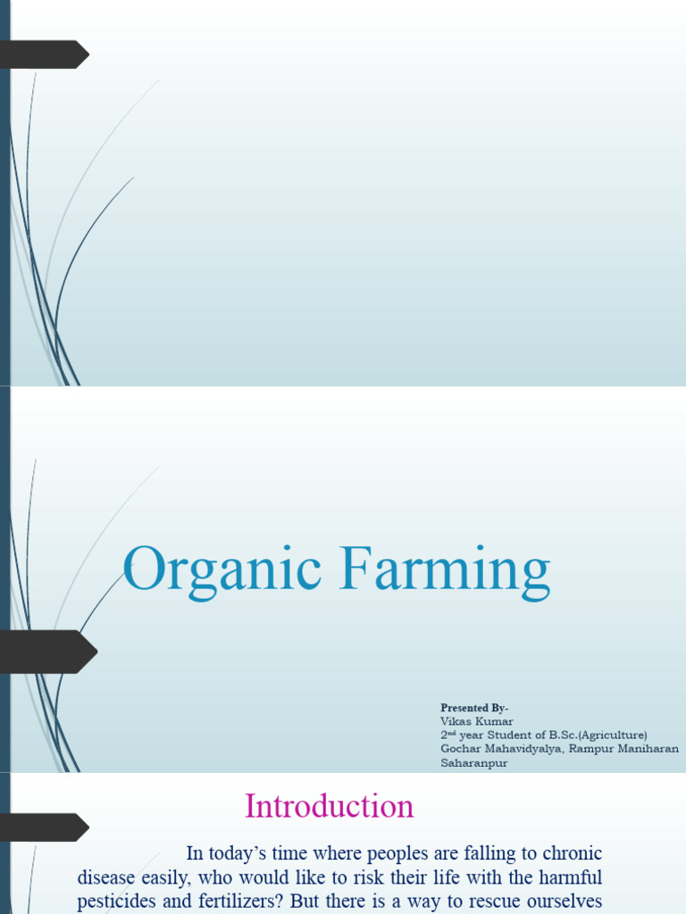 Organic Farming | PDF | Agriculture | Organic Farming