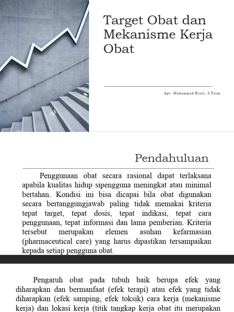 Target Obat Dan Mekanisme Kerja Obat | PDF