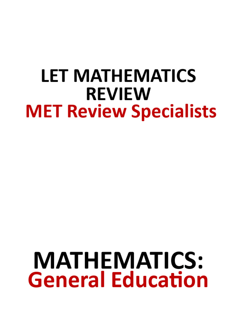 Math Notes (Gen Ed) | PDF | Ratio | Numbers