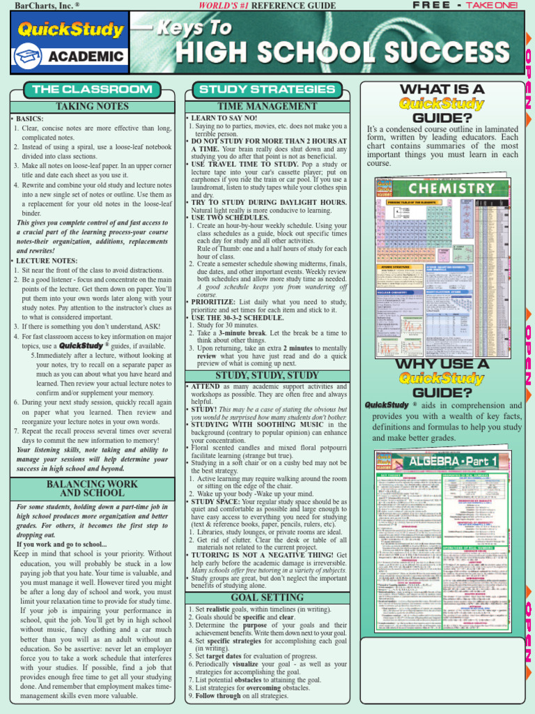 Keys To High School Success | PDF | Sat | Question