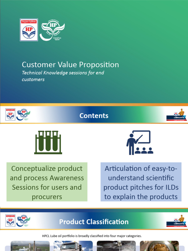 ILD Initiaives - Technical Product Pitch | PDF | Lubricant | Chemical Substances