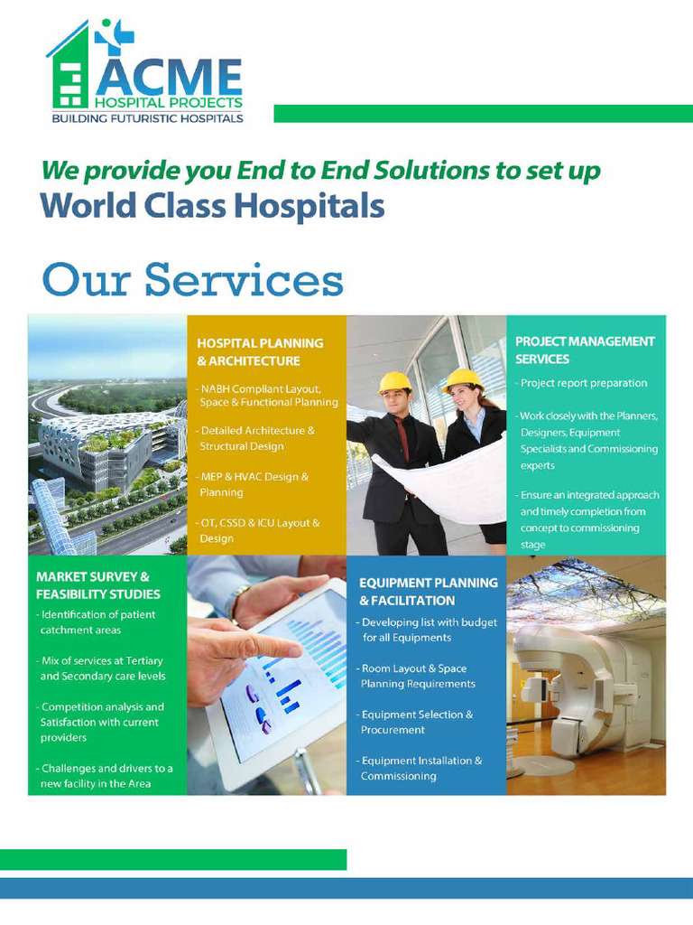 Acme Hospital Projects Design Plan | PDF