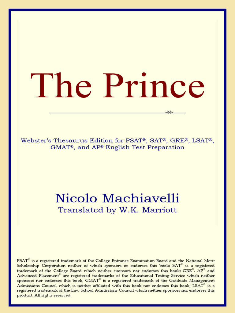 Nicolo Machiavelli (PDFDrive) | PDF | The Prince | Niccolò Machiavelli